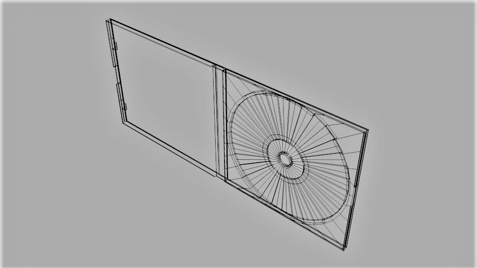 Single CD Case 3D model | CGTrader
