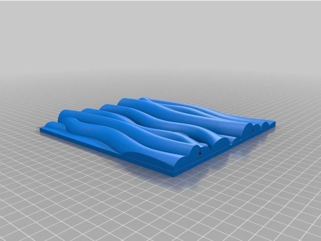 Wall Tile dual color 3D model 3D printable | CGTrader