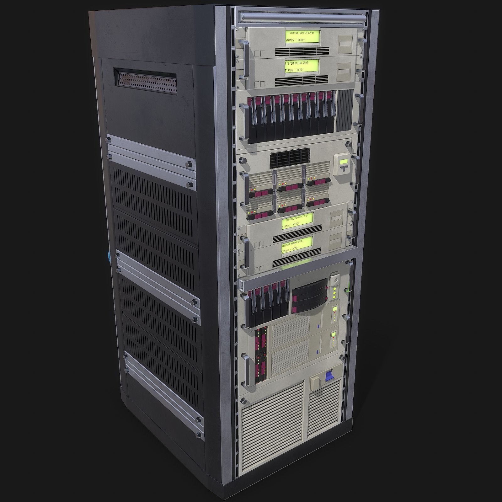 3D model Mainframe VR / AR / low-poly | CGTrader