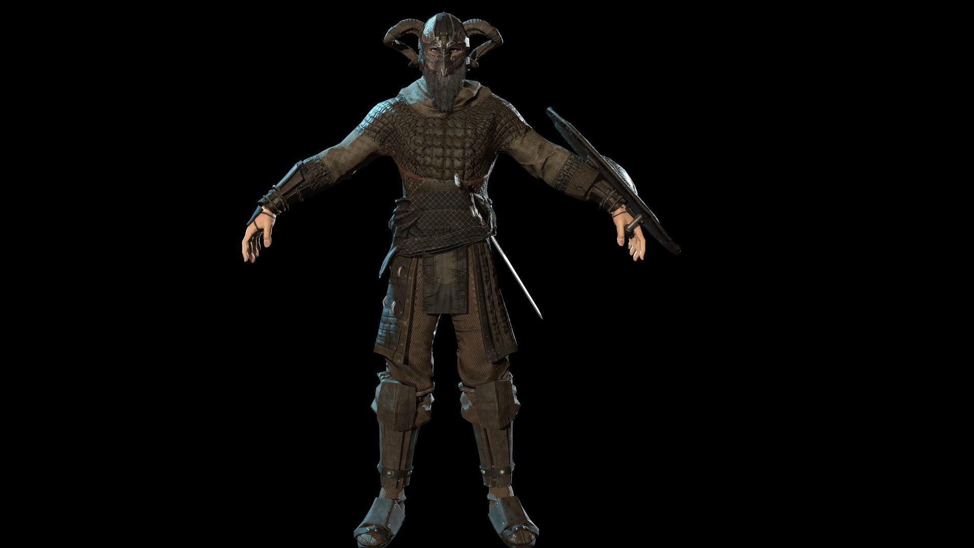 3D model Vikings pack VR / AR / low-poly rigged animated | CGTrader