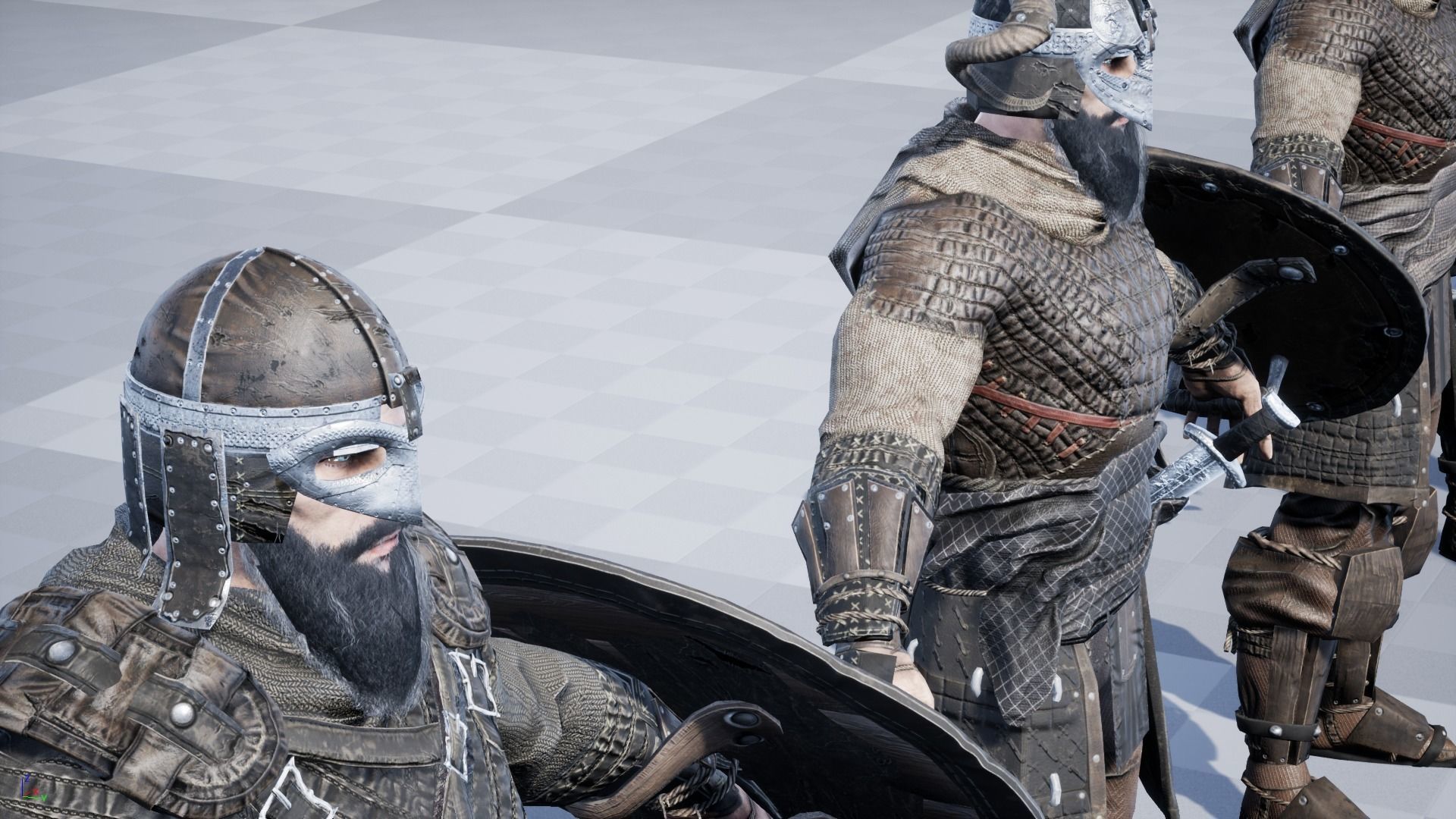 3D model Vikings pack VR / AR / low-poly rigged animated | CGTrader