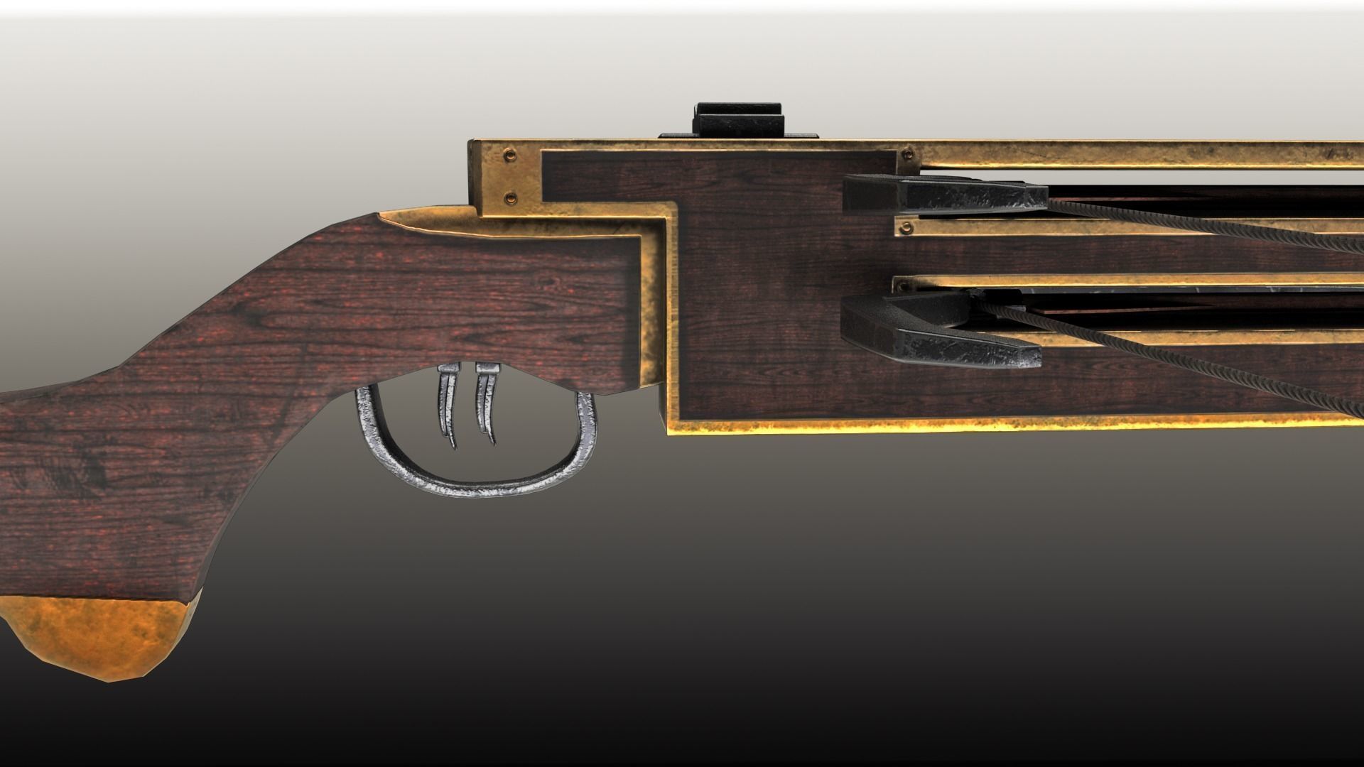 3D model Double shot Crossbow VR / AR / low-poly | CGTrader