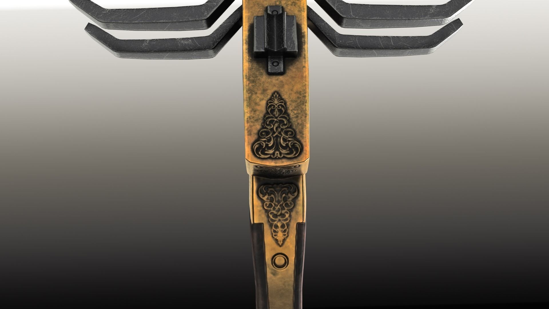 3D model Double shot Crossbow VR / AR / low-poly | CGTrader