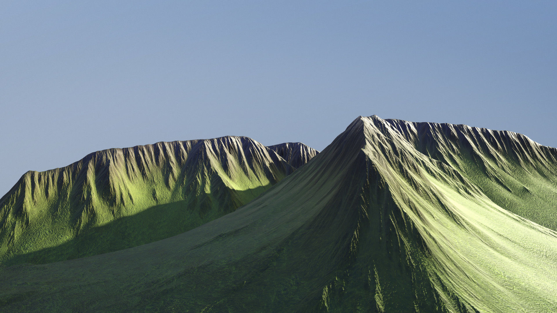 3D model Mountain Game Ready Modular Low Poly Model Rocks PBR Unity 01 ...