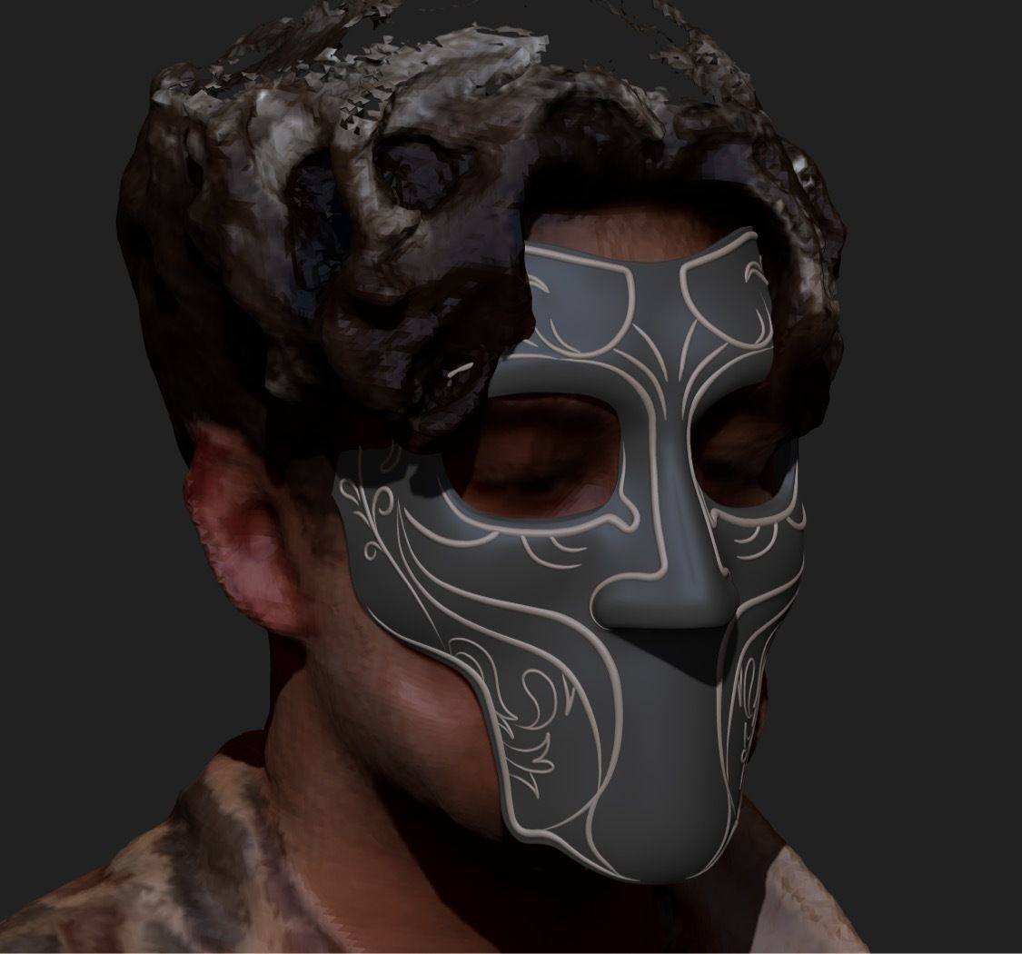 Destiny 2 Crows Mask 3D model 3D printable | CGTrader