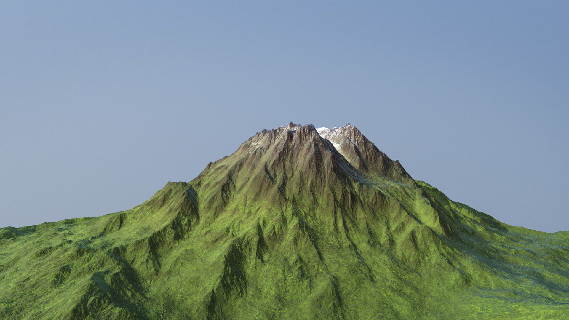 3D model Game Ready Modular Mountain Model Cliff Rocks PBR Unity 02 VR ...