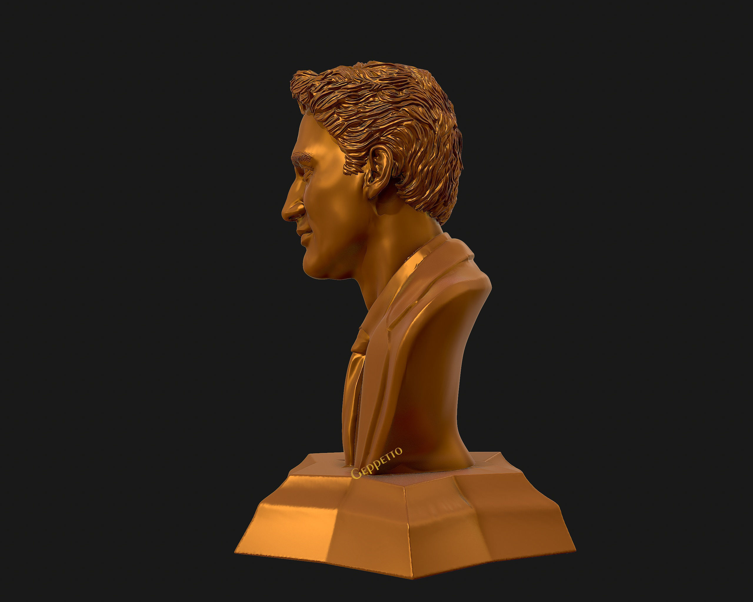 Justin Trudeau 3D portrait Ready to 3D print 3D model 3D printable ...