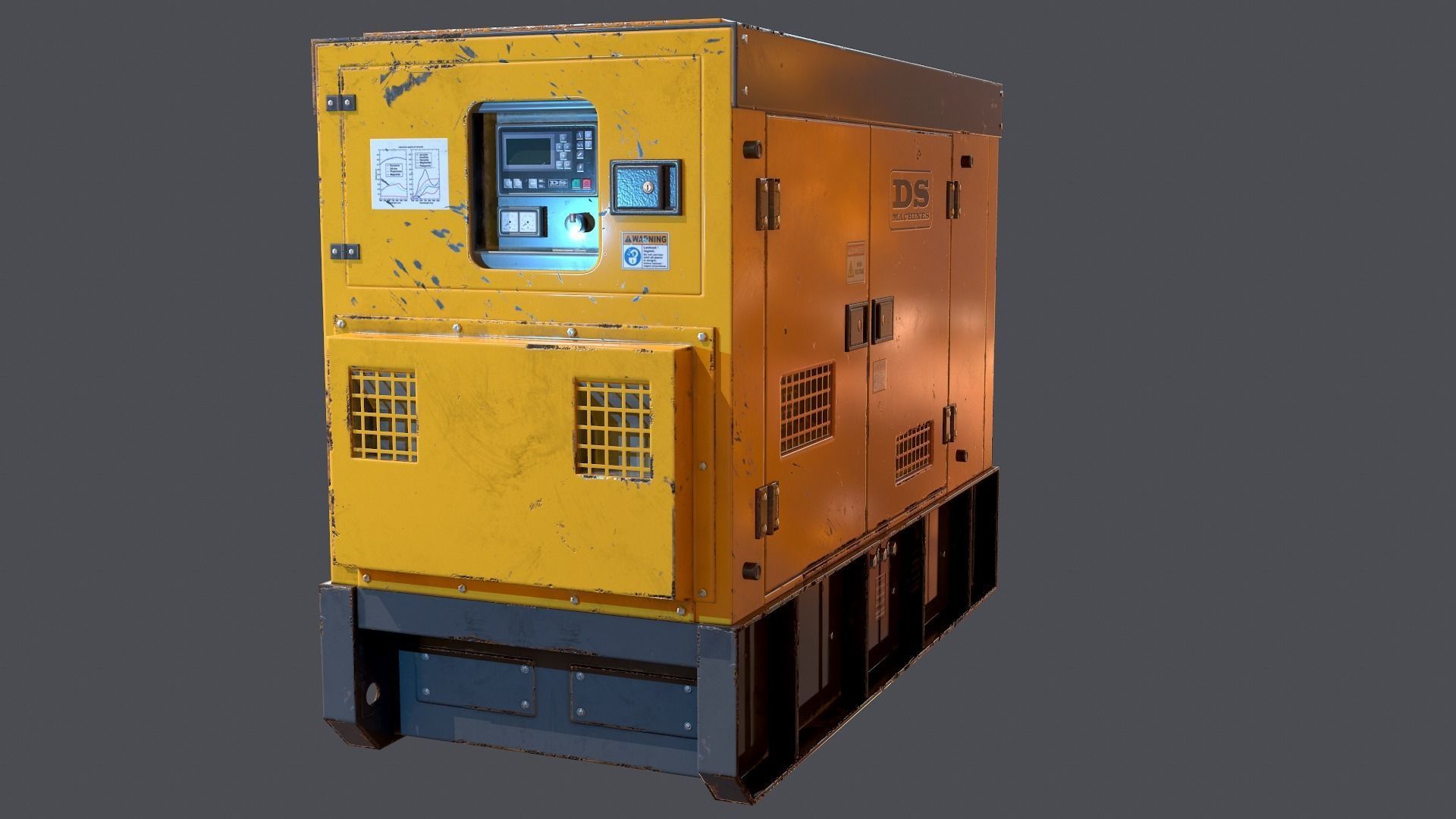 3D model Industrial Power generator 2 VR / AR / low-poly | CGTrader