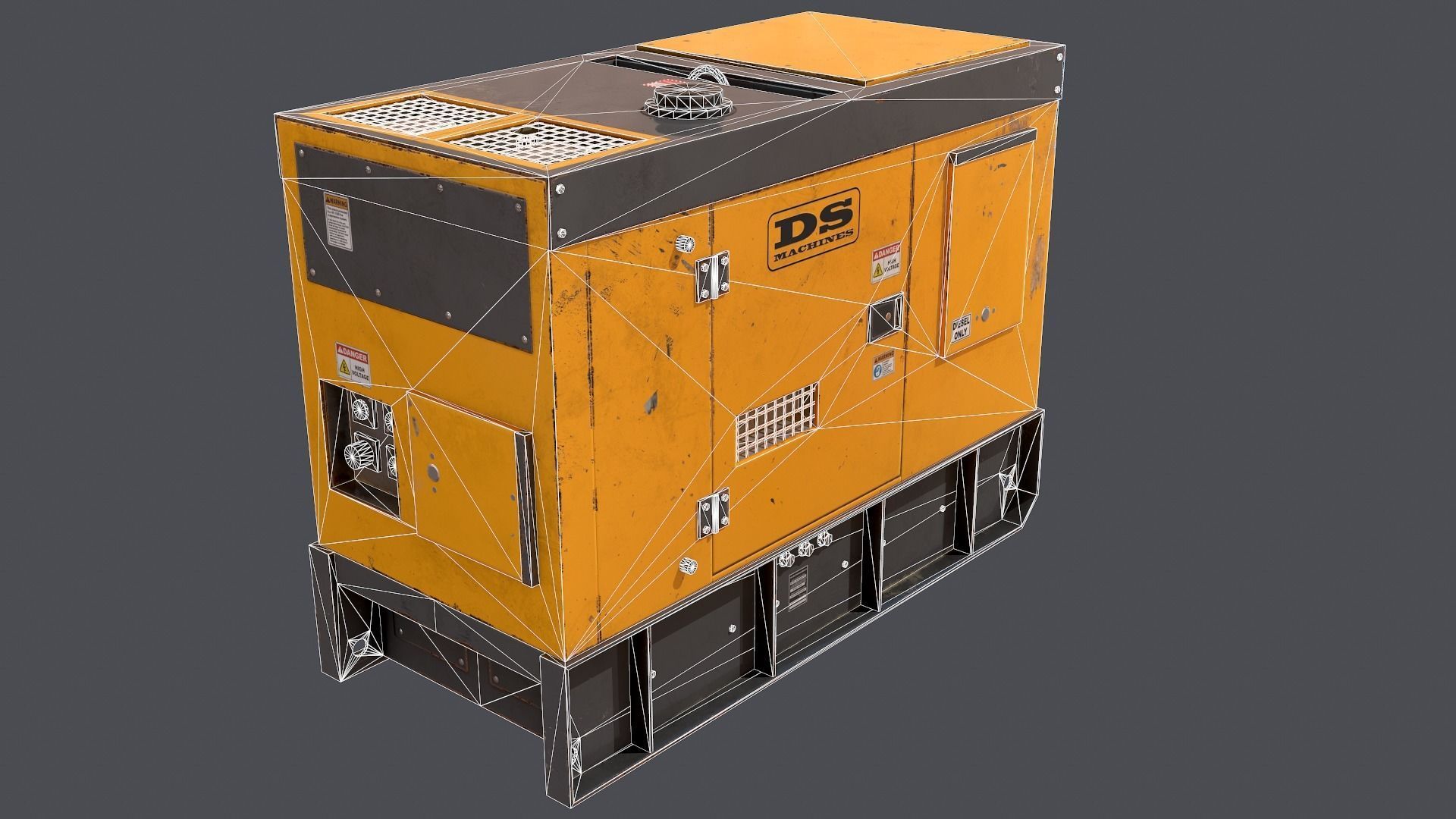 3D model Industrial Power generator 2 VR / AR / low-poly | CGTrader