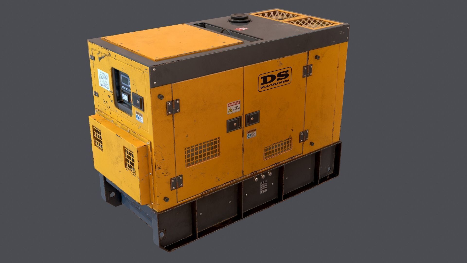 3D model Industrial Power generator 2 VR / AR / low-poly | CGTrader