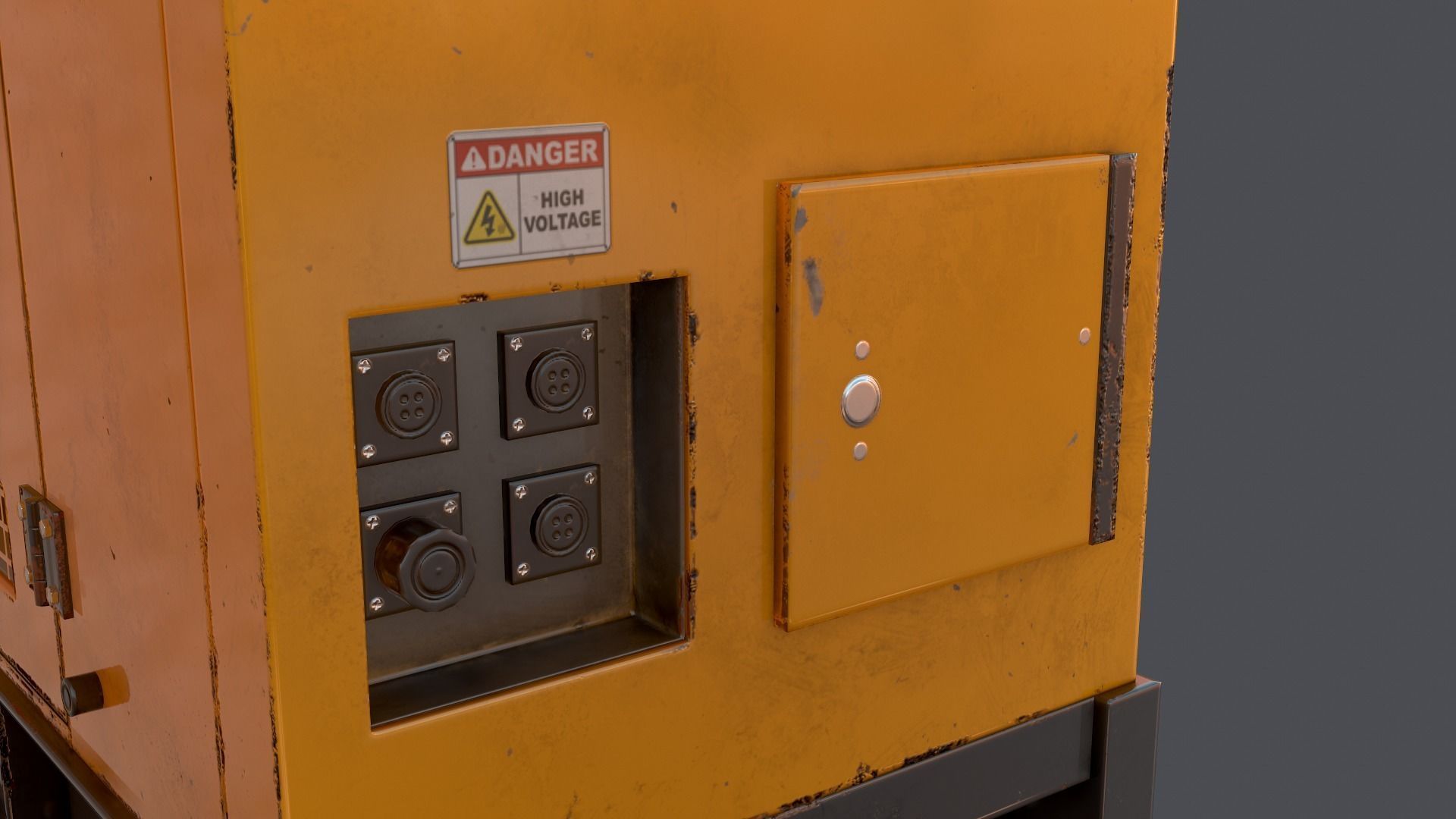 3D model Industrial Power generator 2 VR / AR / low-poly | CGTrader