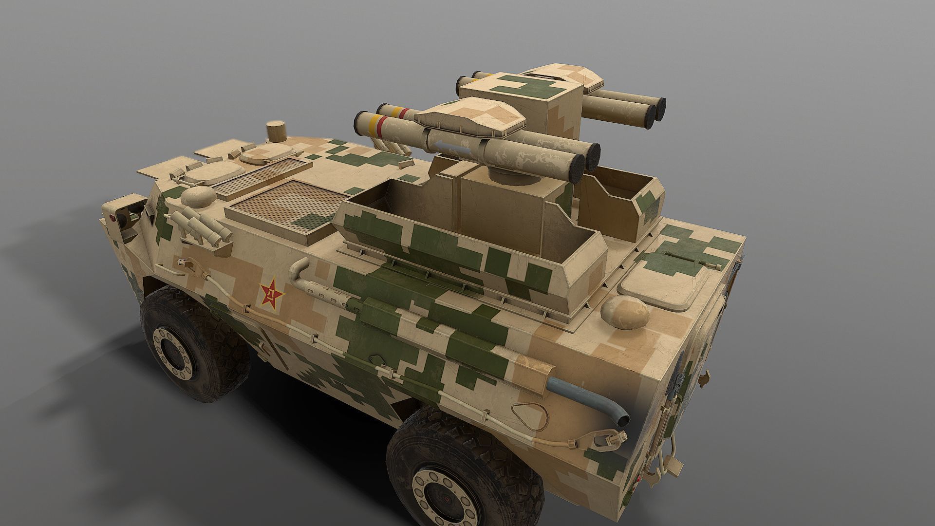 3D model AFT-9 plus missile VR / AR / low-poly | CGTrader