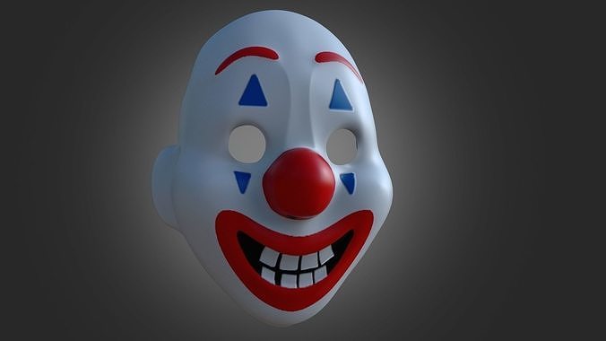 JOKER mask 3D model | CGTrader