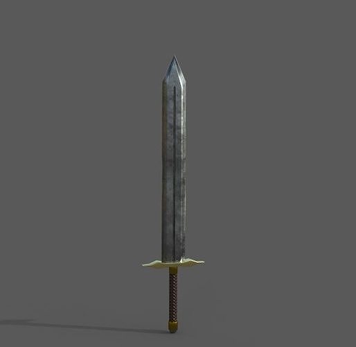 Simple Sword free 3D model | CGTrader