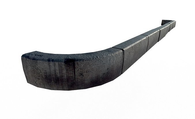 3D model Road curb VR / AR / low-poly | CGTrader