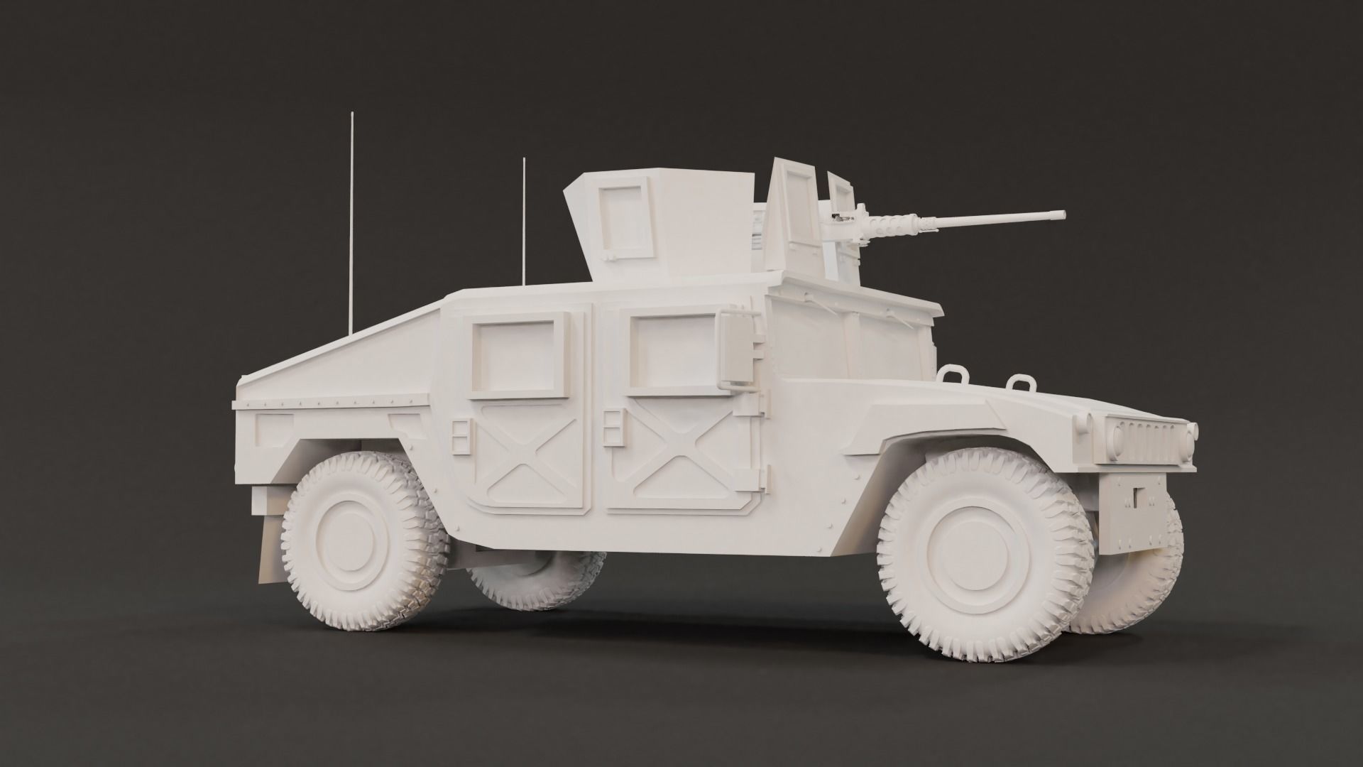 Humvee US 3D model | CGTrader