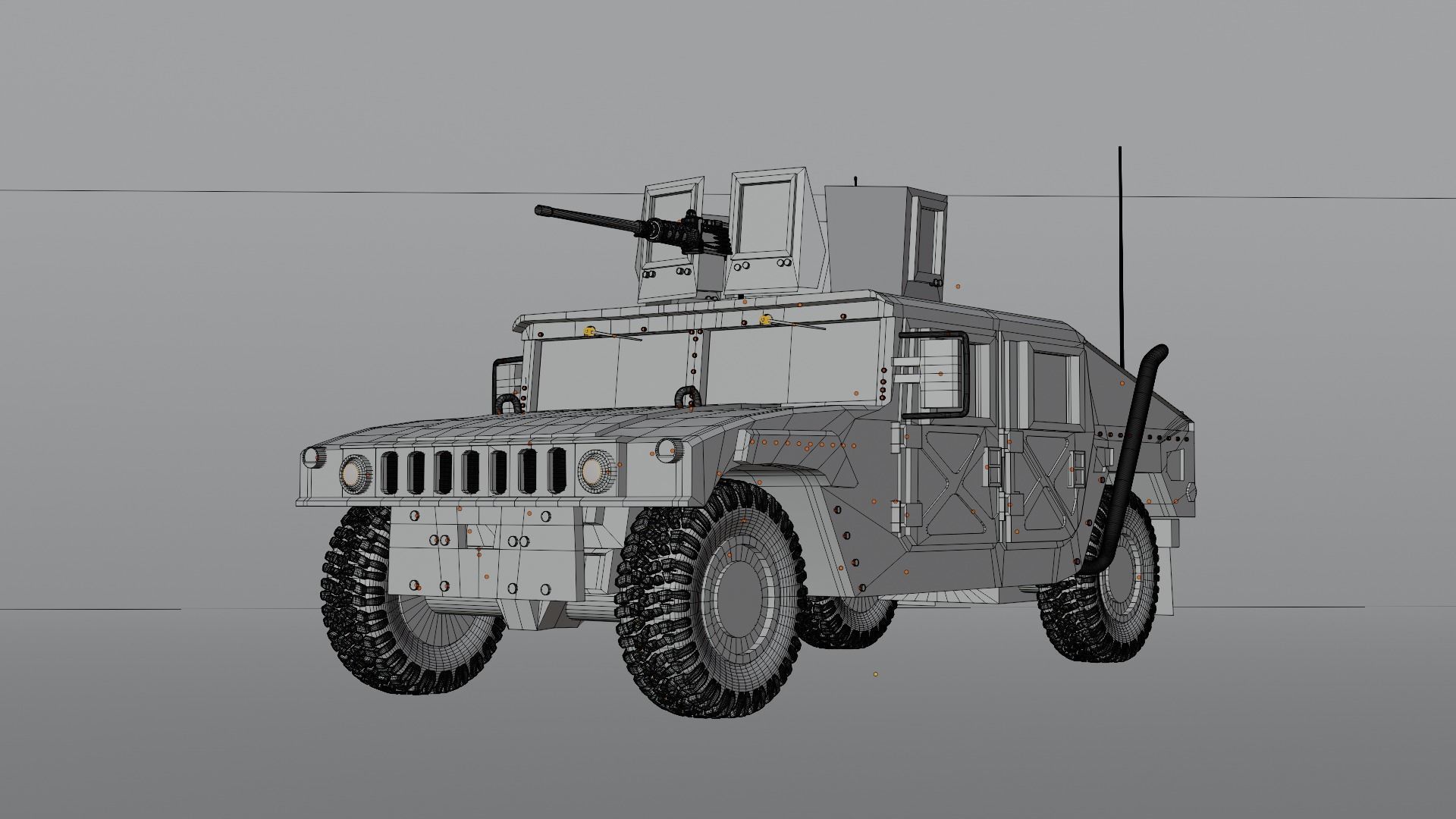 Humvee US 3D model | CGTrader