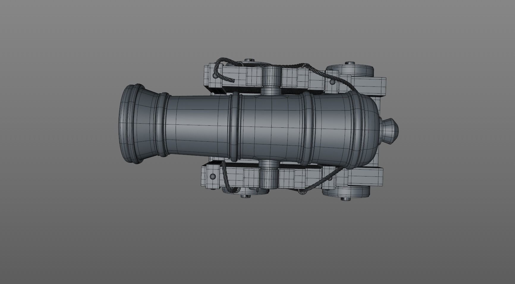 3D Cannon 3D model | CGTrader