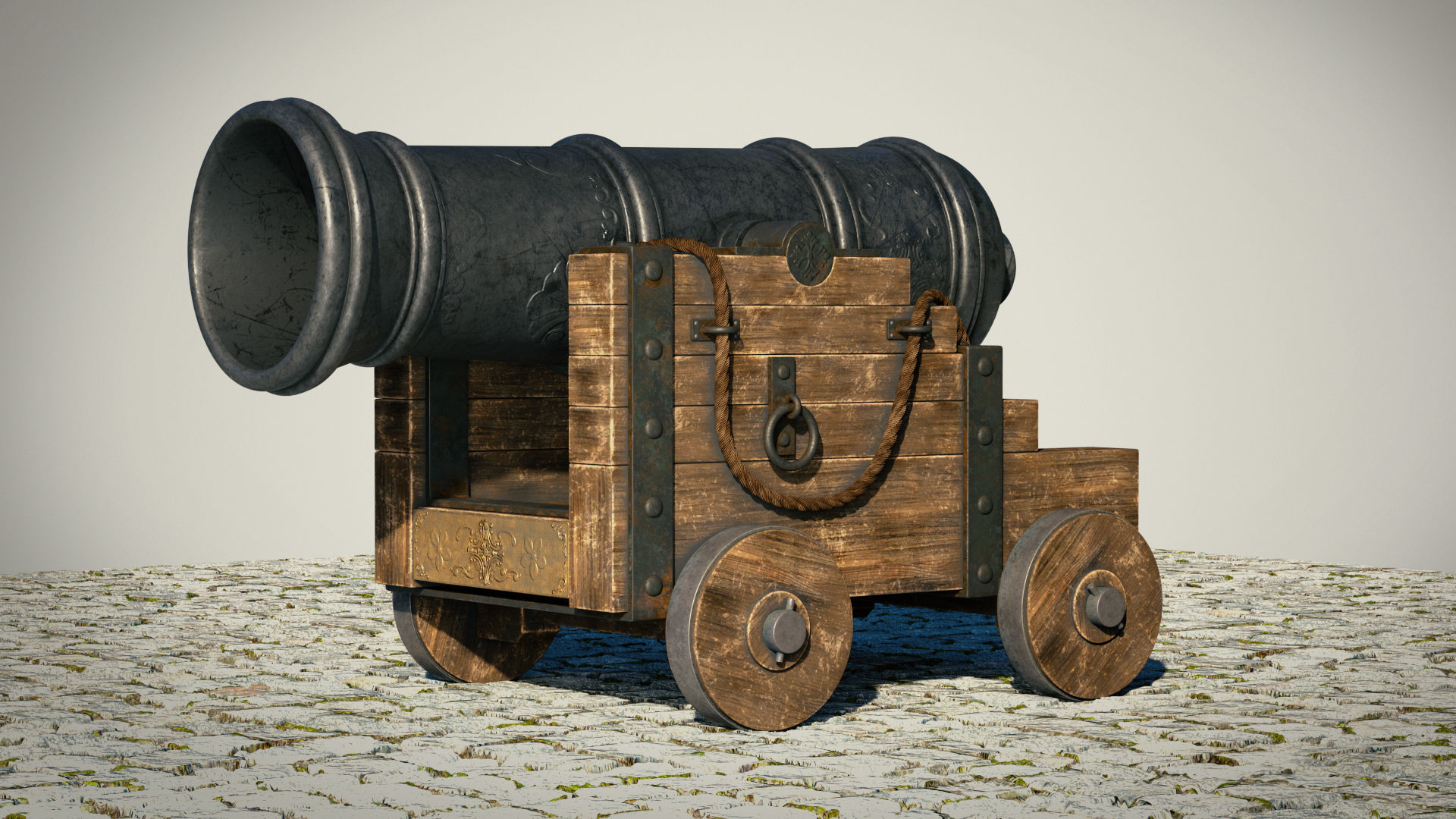 3D Cannon 3D model | CGTrader