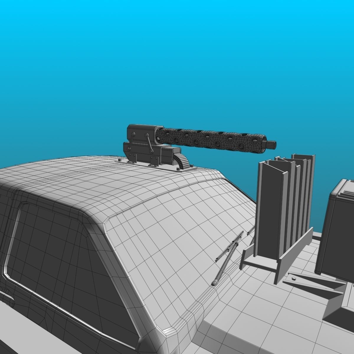 3D model Offroad Battle Car 02 VR / AR / low-poly | CGTrader