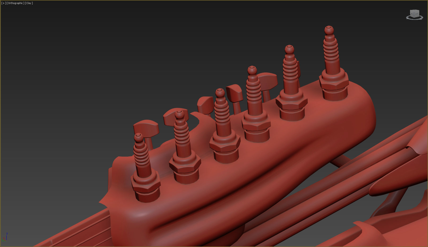 The Doof Warrior Guitar 3D model | CGTrader