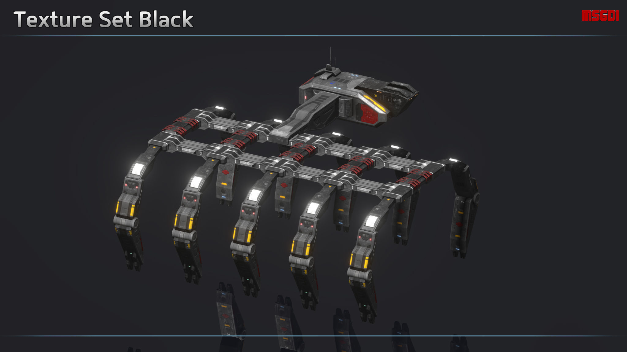 Spaceship Shipyard Collection | CGTrader