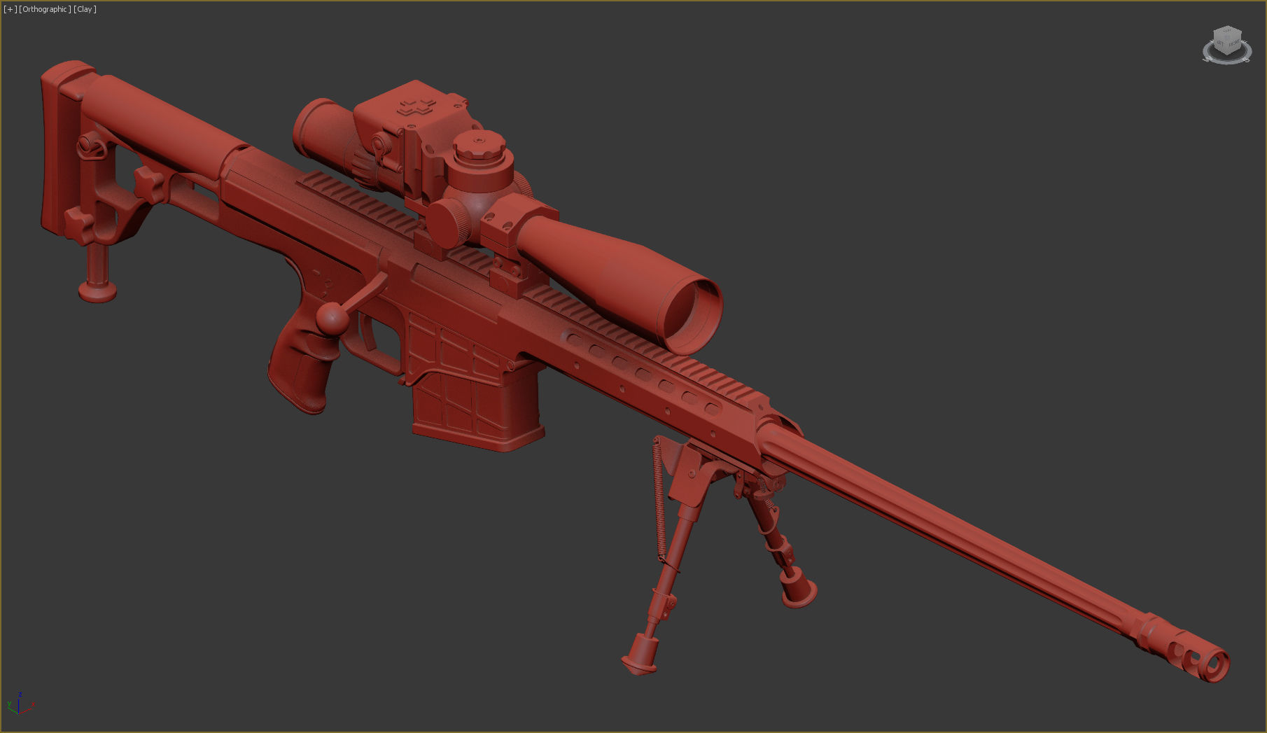 Sniper Set 3D model | CGTrader