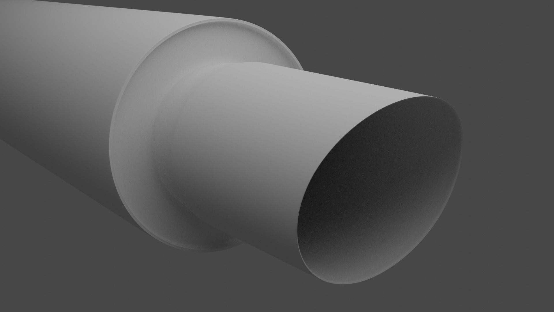 Simple exhaust pipe with texture and UV wrapped 3D model | CGTrader