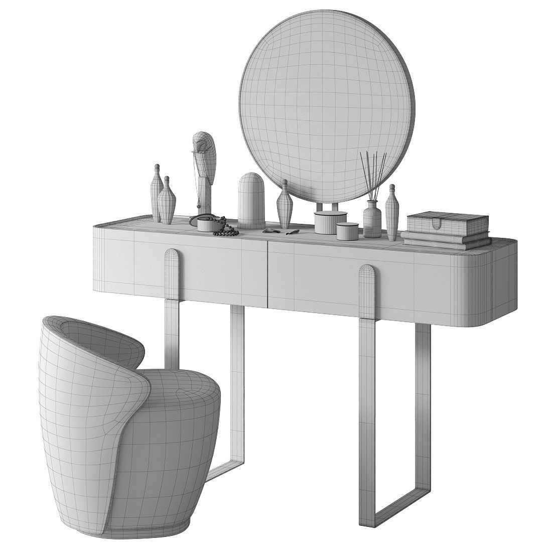 Dressing table EDEN by Capital Collections 3D model | CGTrader