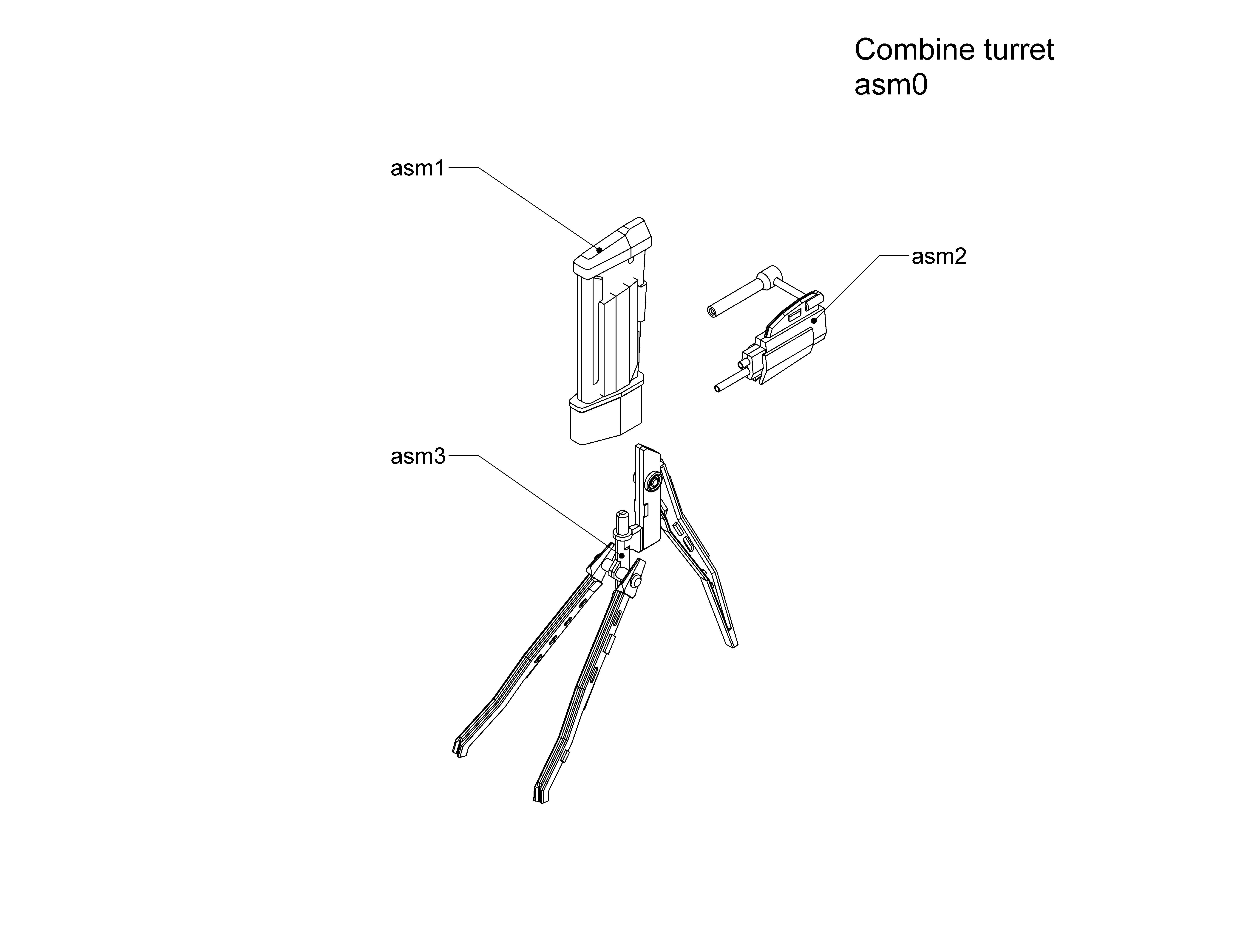HALF LIFE 2 Combine turret 3D model 3D printable | CGTrader