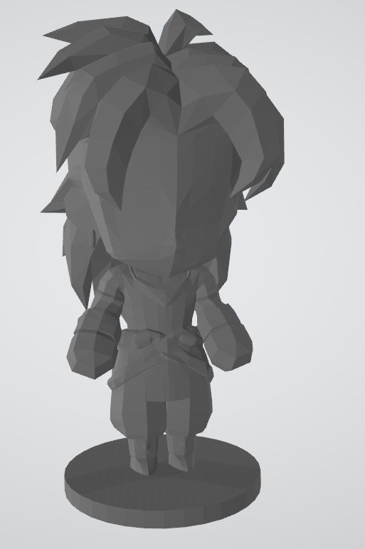 Broly base chibi 3D model 3D printable | CGTrader