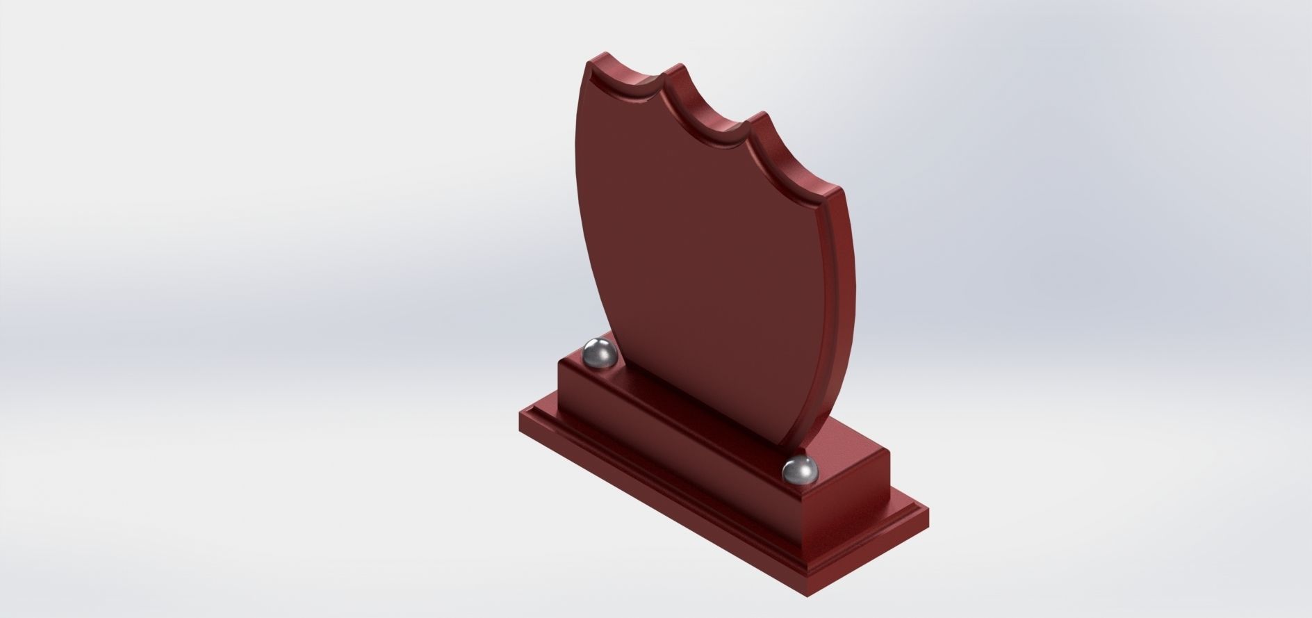 Plaque Model Set golden trophy 3D model | CGTrader