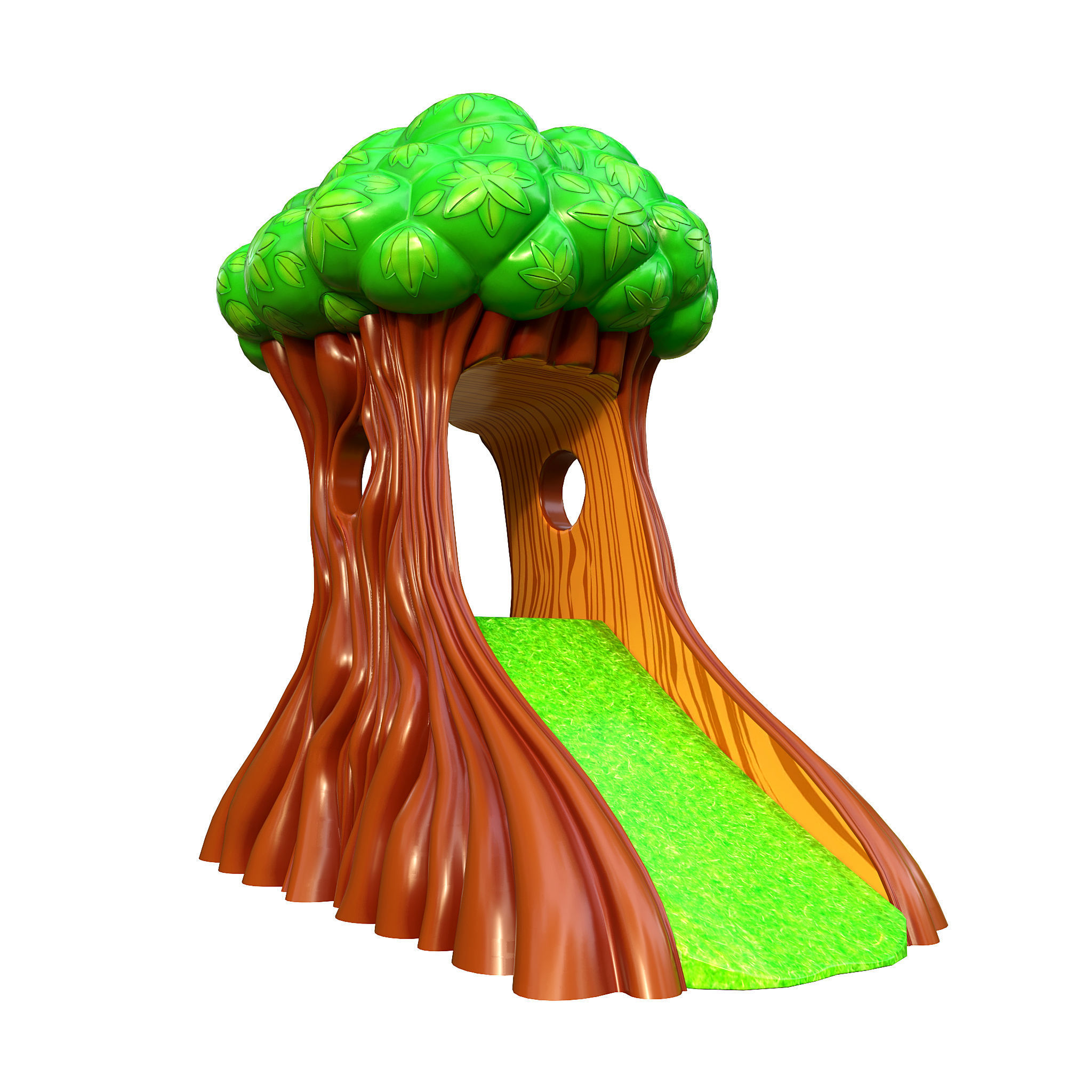 Tree slide 3D model | CGTrader