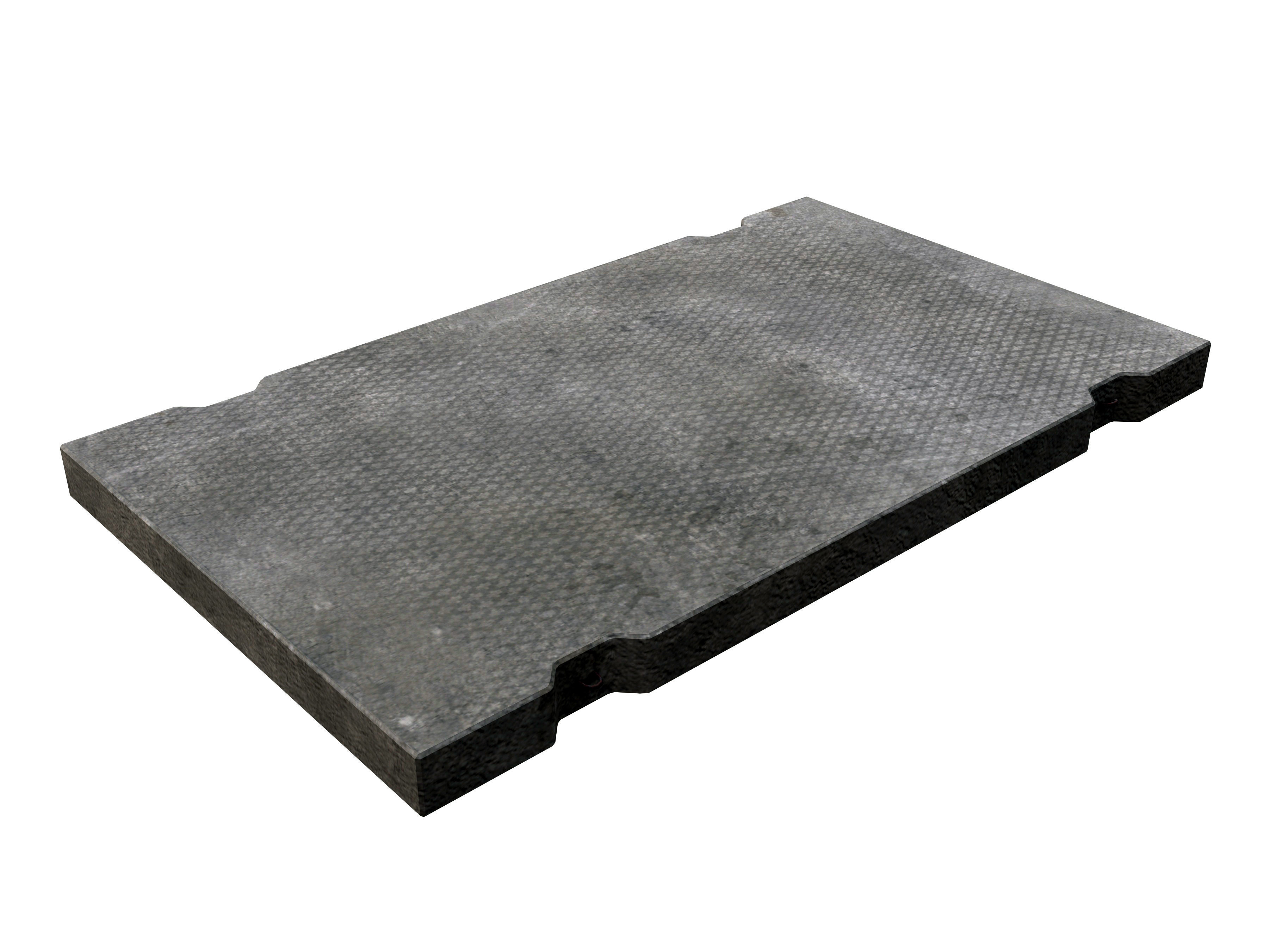 3D model Concrete slab for road VR / AR / low-poly | CGTrader