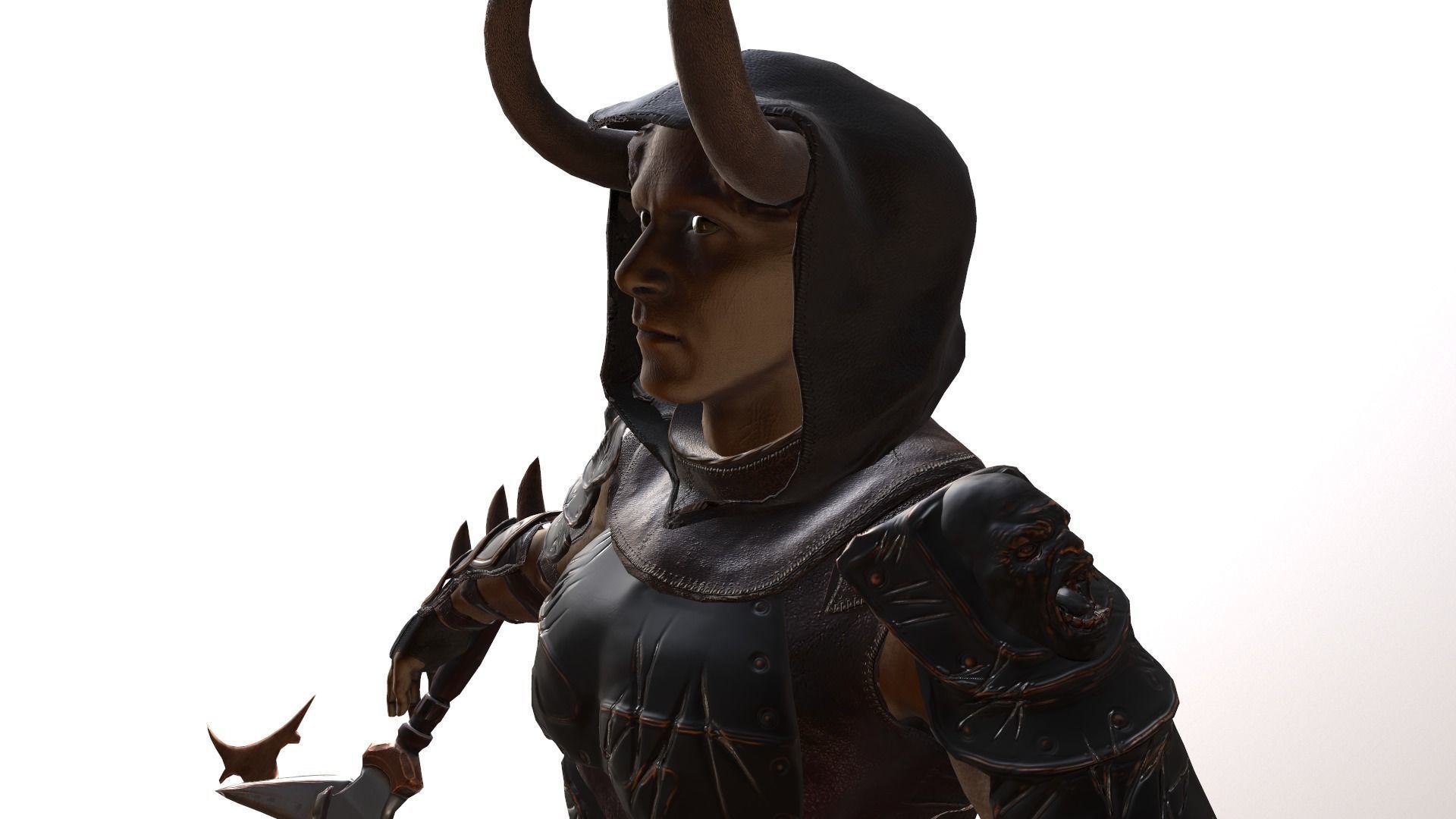 3D model Fallen Druid VR / AR / low-poly rigged animated | CGTrader