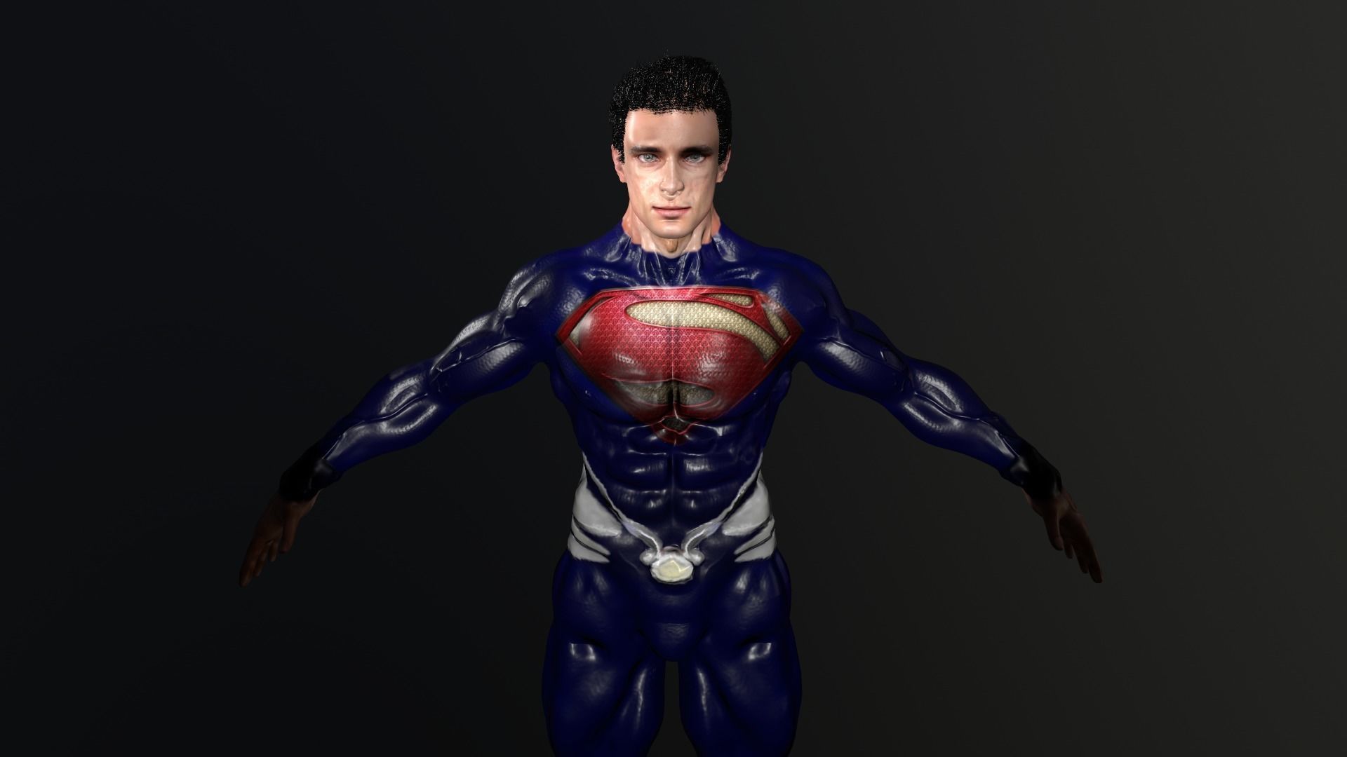3D model Superman VR / AR / low-poly | CGTrader