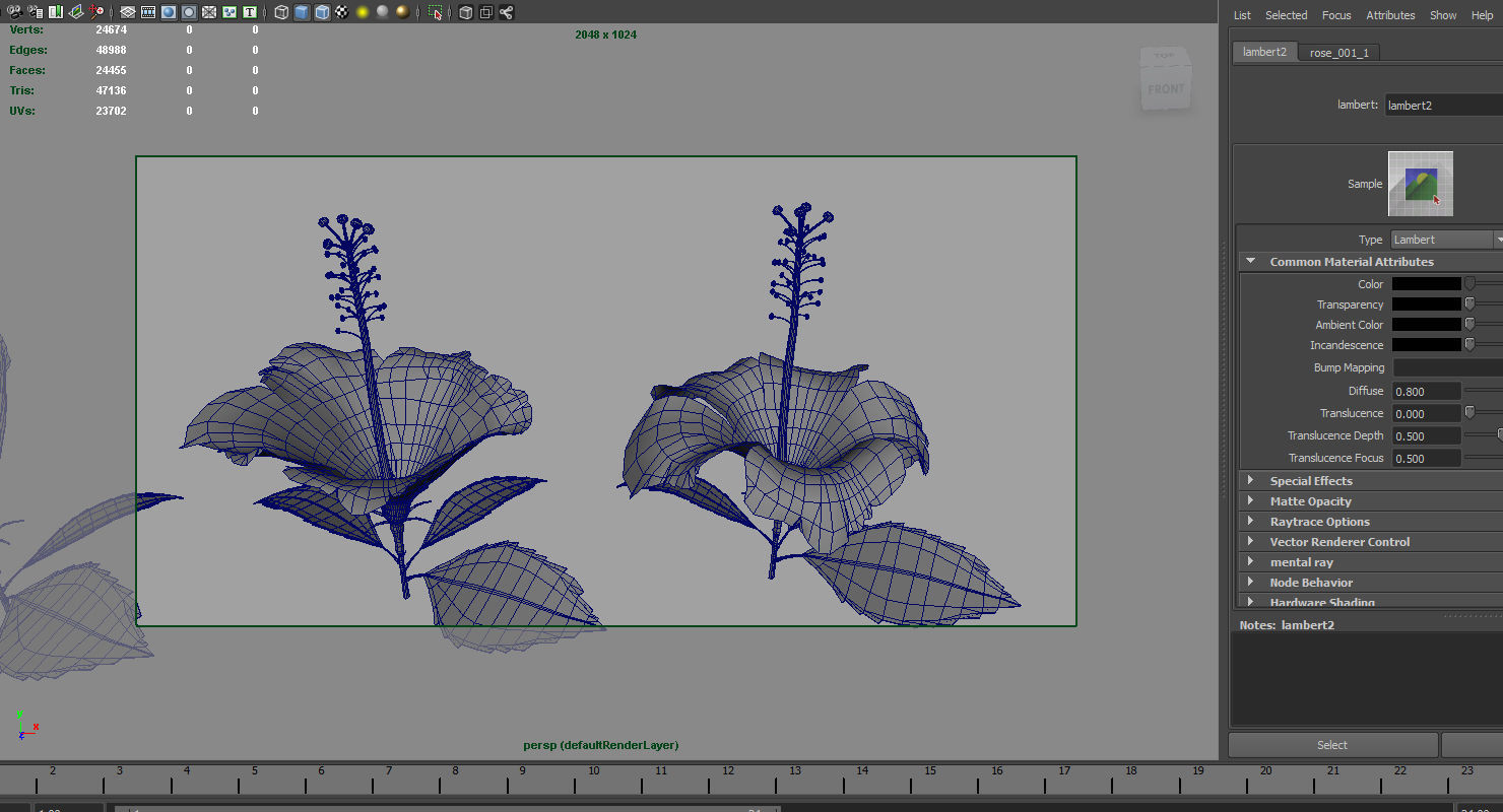 Hibiscus flower 3d model 3D model | CGTrader