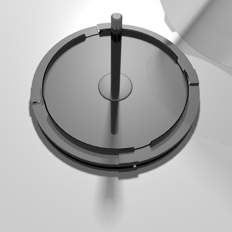 Compact Disc Spindles 3D model | CGTrader