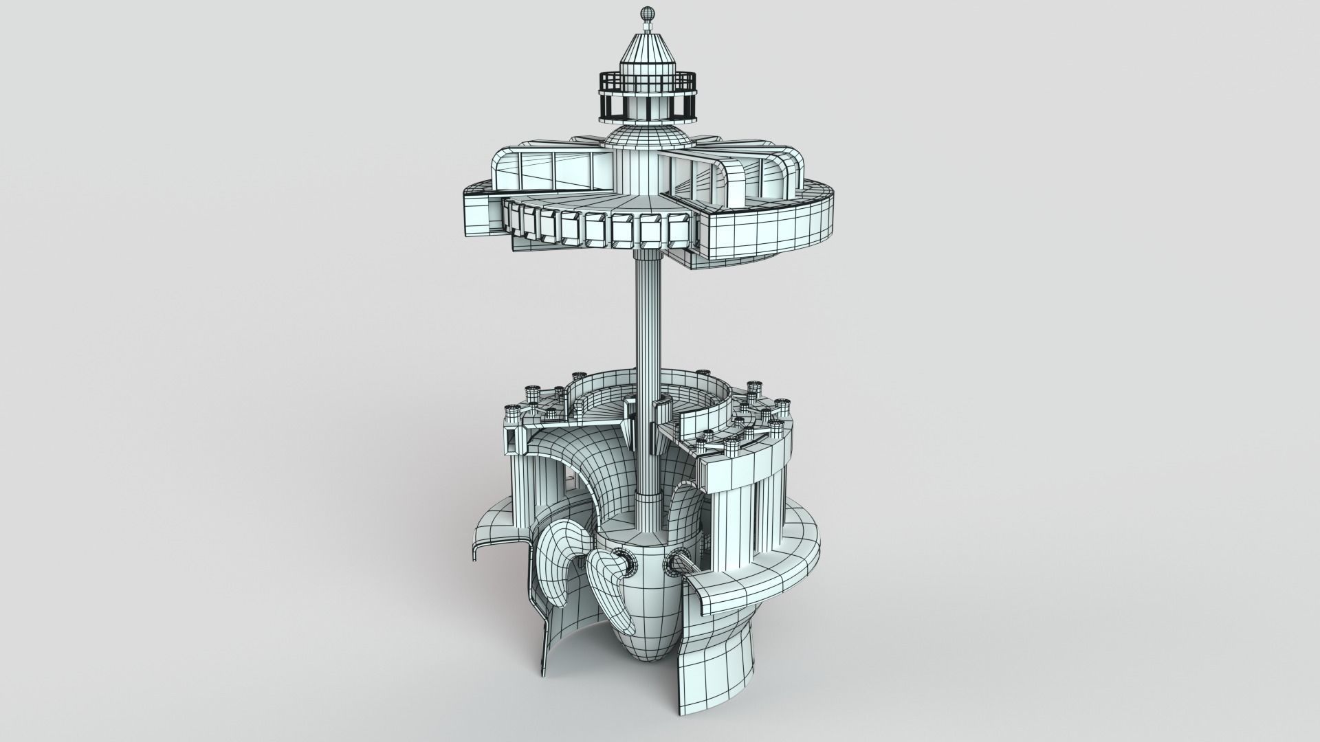 Hydroelectric power station 3D model | CGTrader