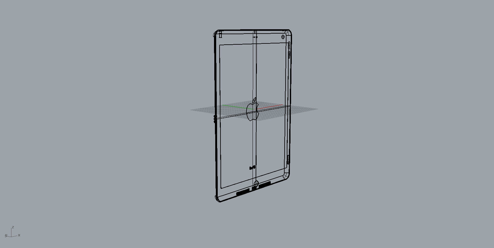 3D model apple 2019 new ipad space silver 3D model 3D print model VR ...