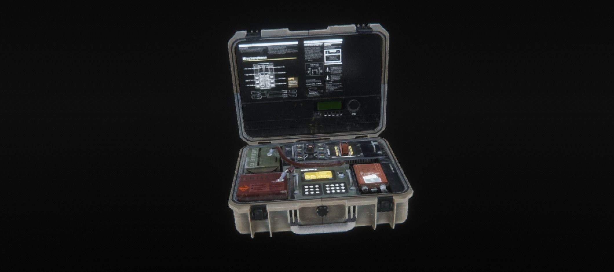 Brief Case Bomb 3D model | CGTrader