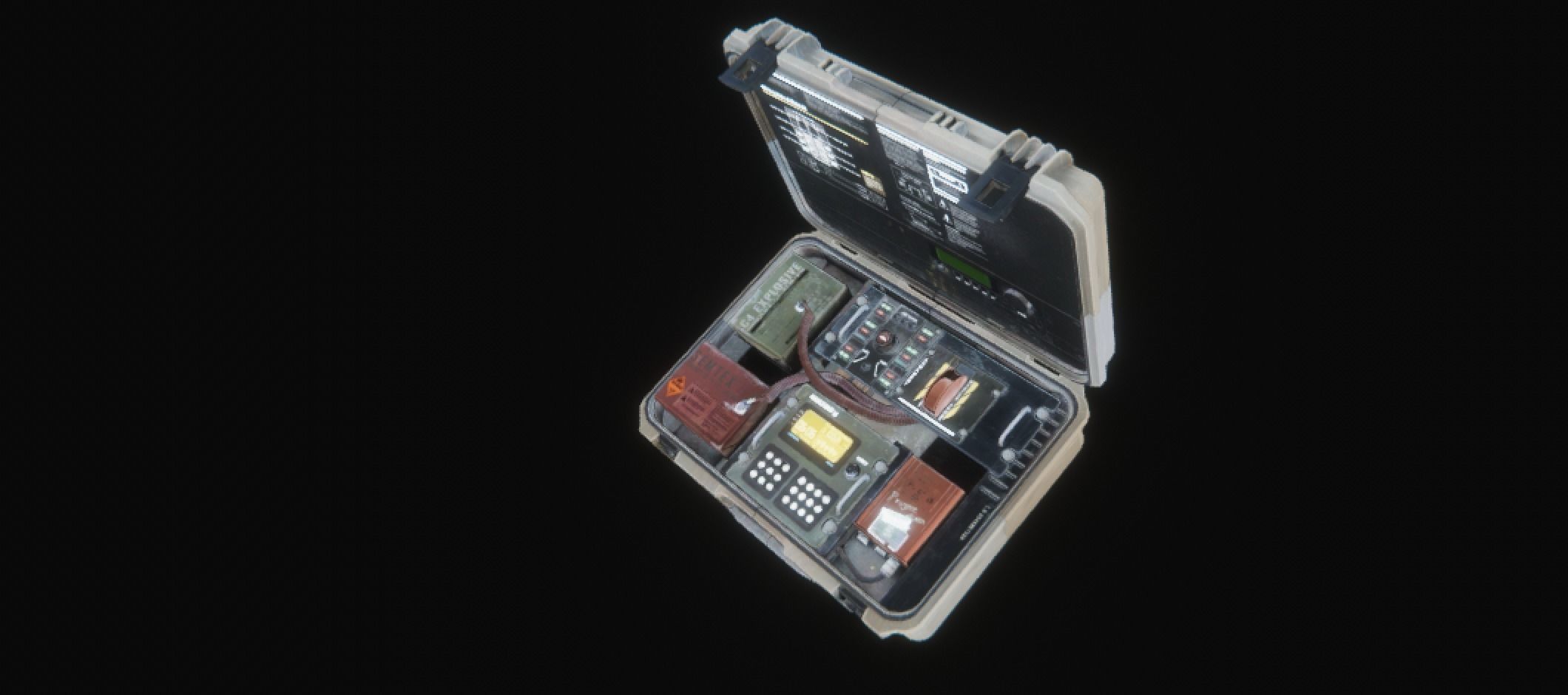 Brief Case Bomb 3D model | CGTrader