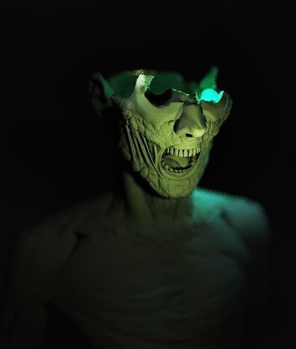 Half head 3D model | CGTrader