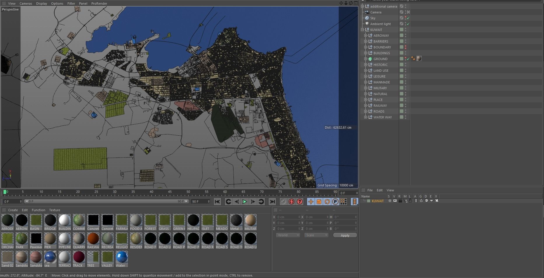 3D model Kuwait City entire Country VR / AR / low-poly | CGTrader