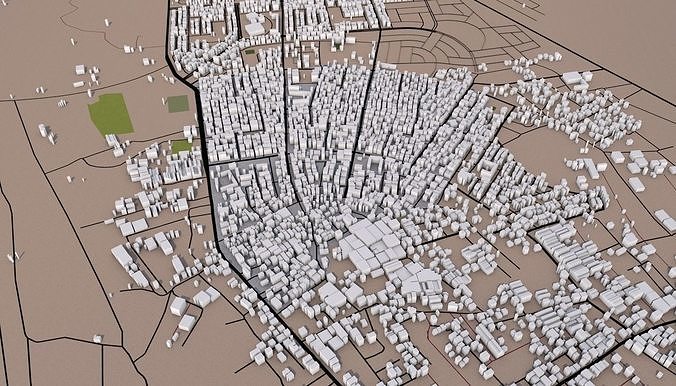 3D model Gaza City of Palestine VR / AR / low-poly | CGTrader