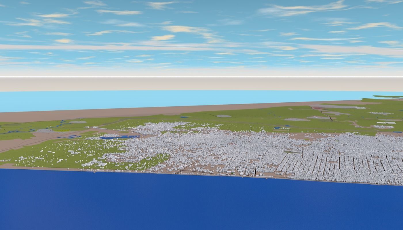 3D model Gaza City of Palestine VR / AR / low-poly | CGTrader