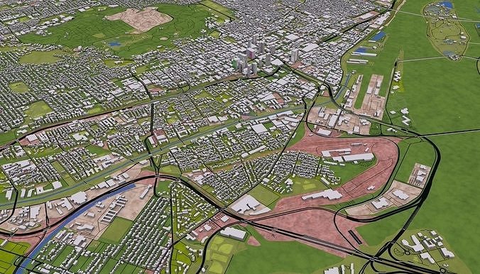 3D model Montreal City of Canada VR / AR / low-poly | CGTrader