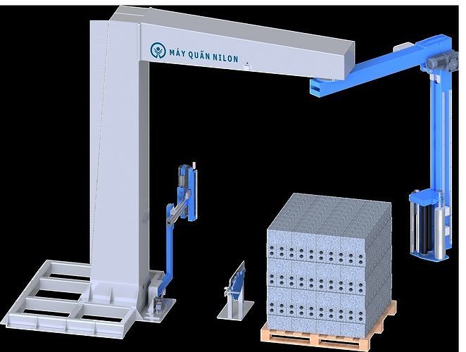 Wrapping Machine 3D model | CGTrader