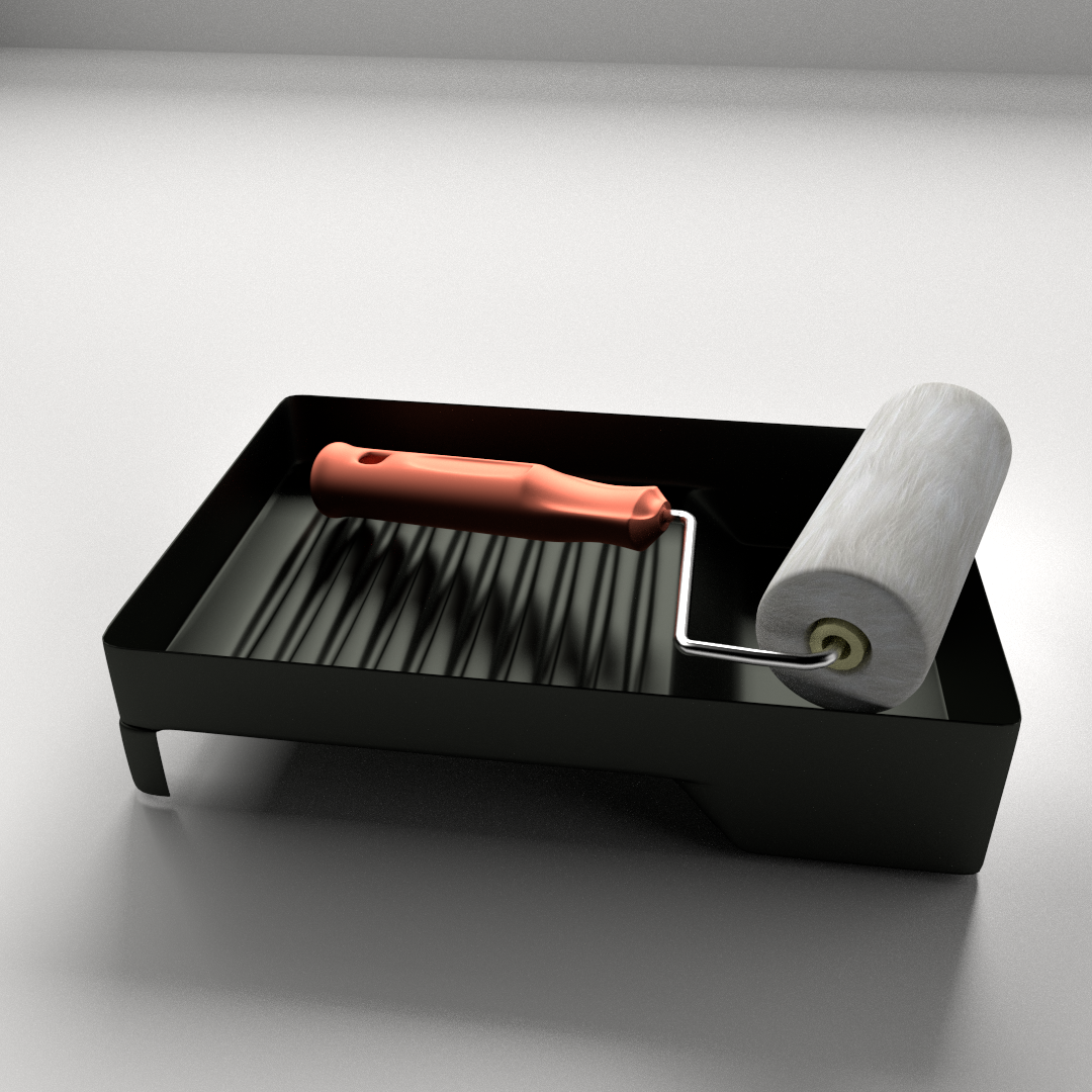 Paint Roller 3D model | CGTrader