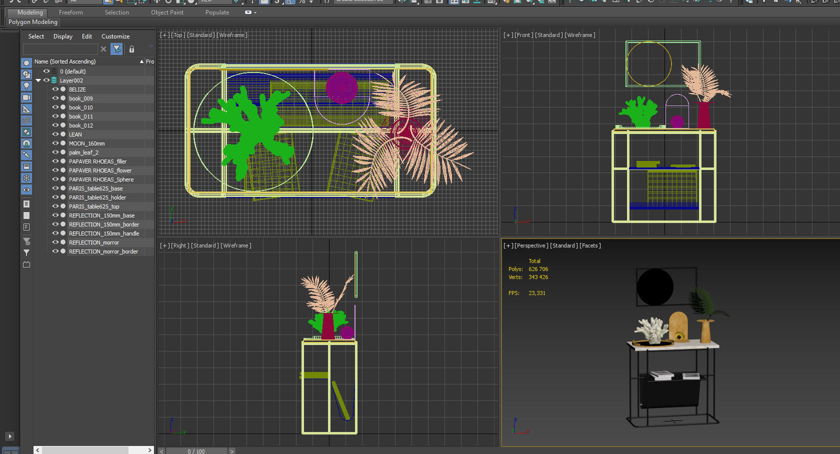 BoConcept decor set 2 3D model | CGTrader